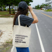 Emotional Support Human Canvas Tote Bag – Lucy Lovely