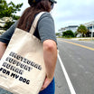 Emotional Support Human Canvas Tote Bag – Lucy Lovely